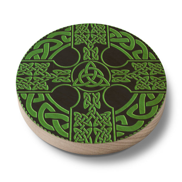 Irish Celtic Cross Shield Magnetic Wooden Bottle Opener – Éire In My Blood