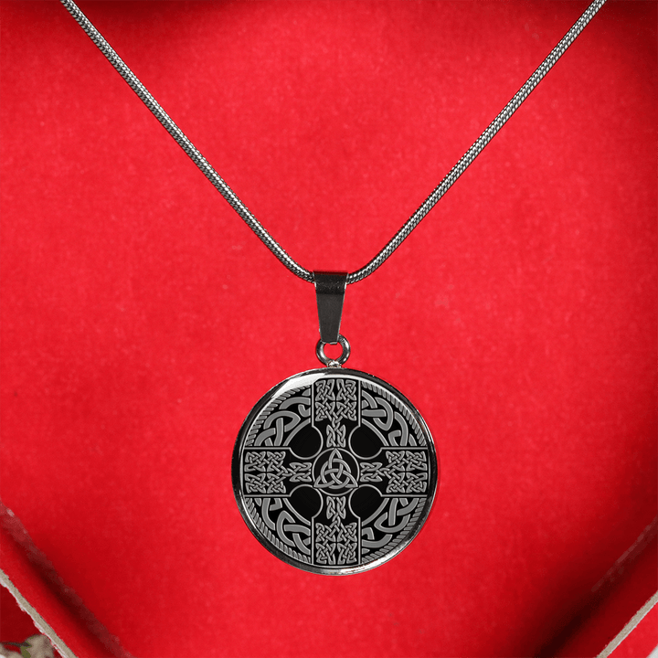 ☘️ Celtic Cross Shield Luxury Necklace ☘️ – Éire In My Blood
